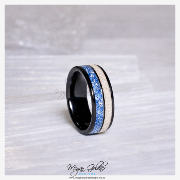Keepsake Inlay Ring - Ceramic • Megan Goldner Designs